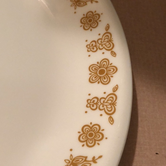 Corelle | Dining | Corelle By Corning Ware Oval Platter Butterfly Gold ...
